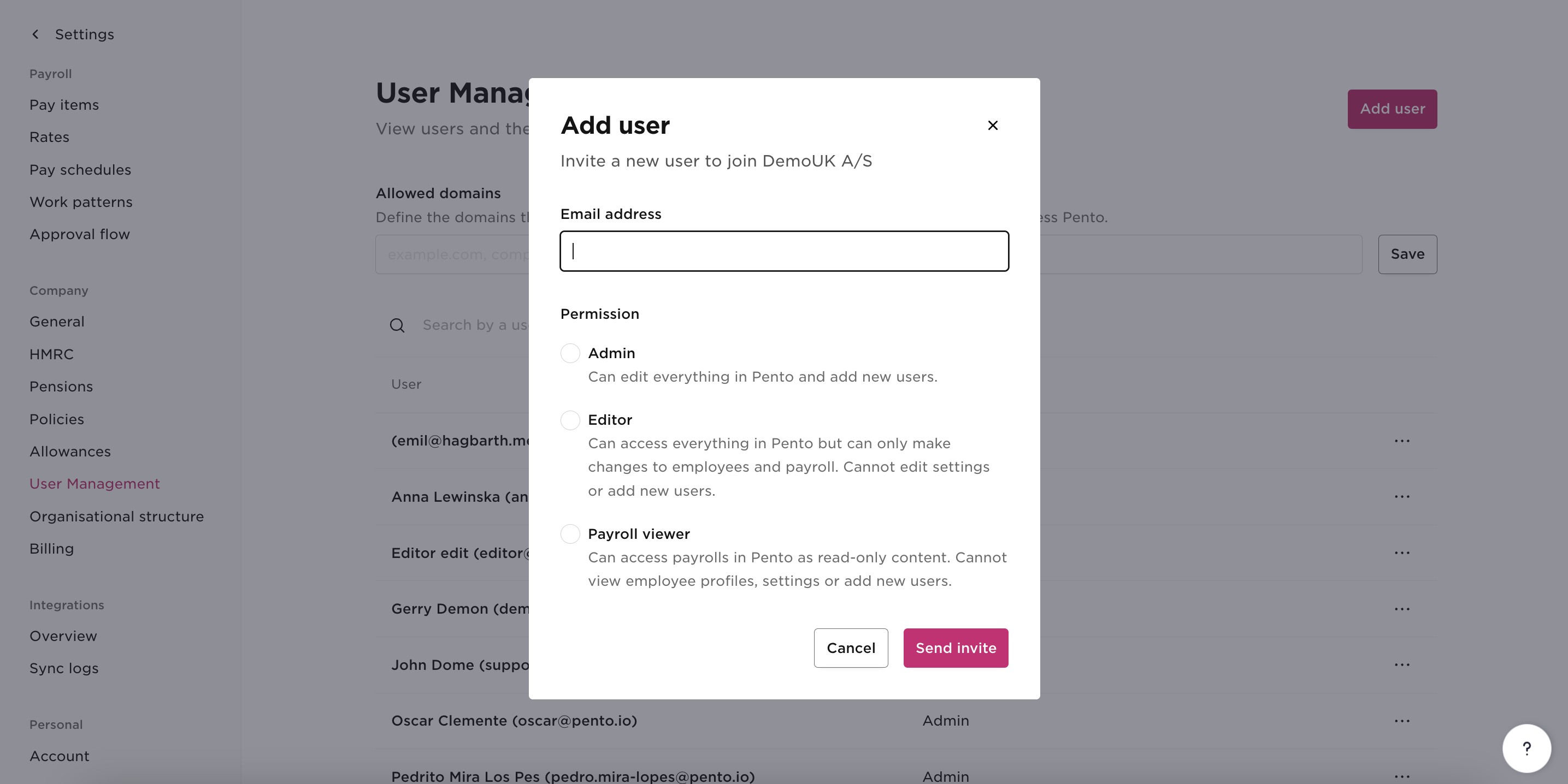 Give support access to your account – UK Payroll