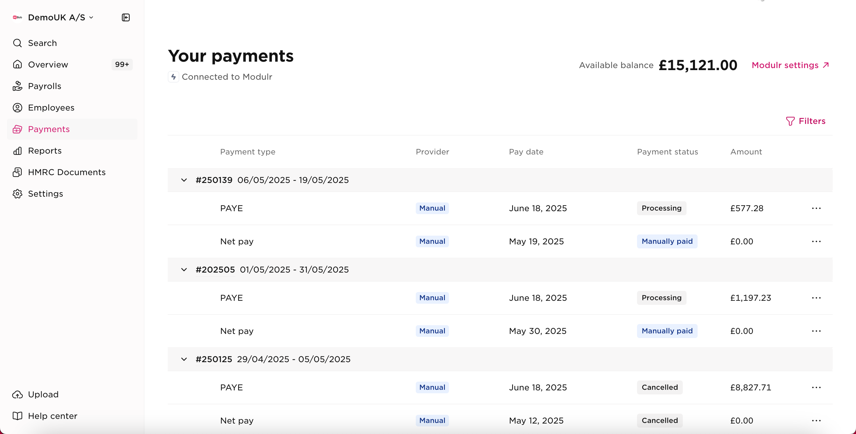 Getting started with Payments in UK Payroll – UK Payroll